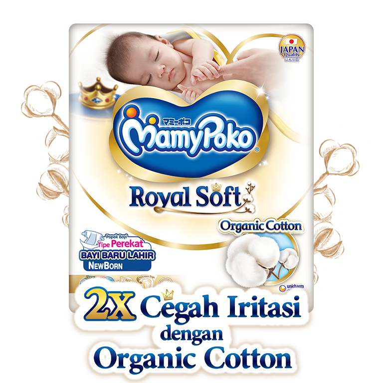 MamyPoko Royal Soft Tanpe Newborn / Size S-MamyPoko Indonesia